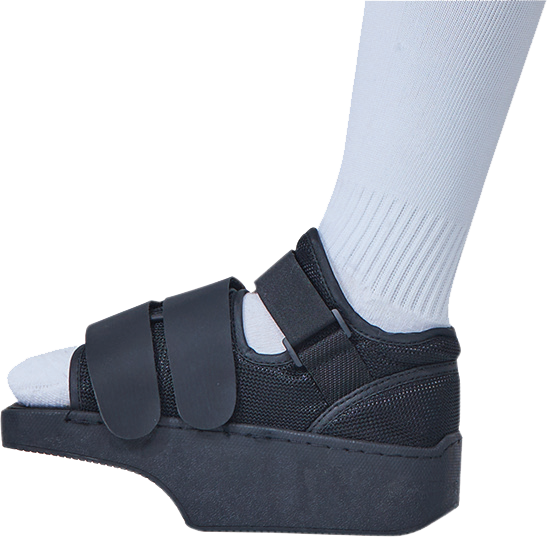 Square Toe Ortho Wedge Healing Shoe